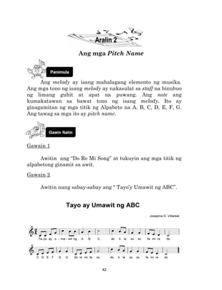 K TO 12 GRADE 4 LEARNER’S MATERIAL IN MUSIC (Q1-Q4) | PDF
