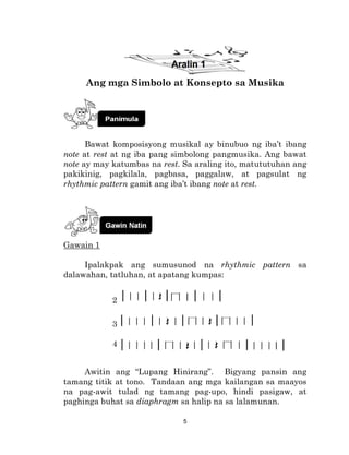 K TO 12 GRADE 4 LEARNER’S MATERIAL IN MUSIC (Q1-Q4) | PDF
