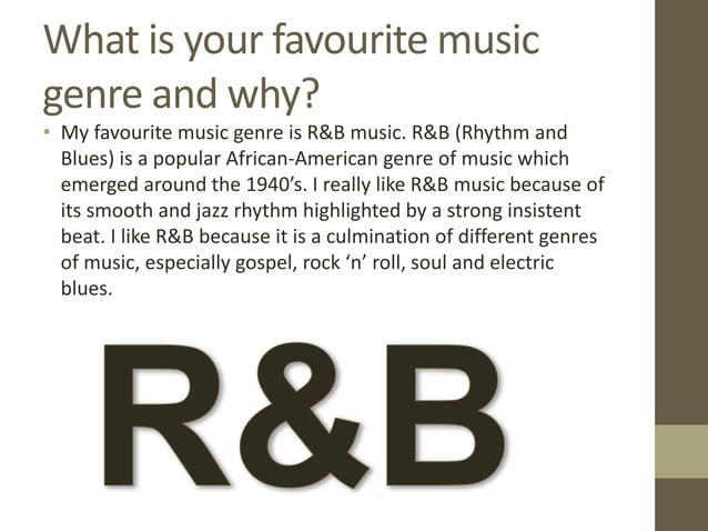 My Favourite Music | PPTX | Soft AC Music | Adult Contemporary Music