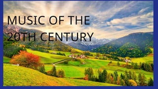 Music-20th-Impressonism lesson powerpoint | PPTX