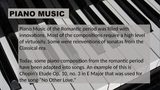 music of romantic period powerpoint presentation | PPTX