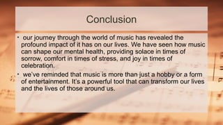 The World of Music, Rhythm and Harmony, power | PPTX