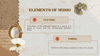Music, Elements, kind, importance, timeline | PDF