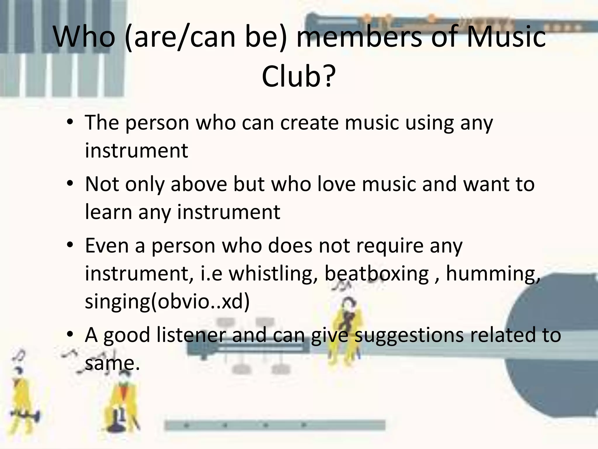 Music Club IIST | Interaction Session | PPT