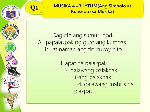 Music Grade 4 1st Quarter Lesson 1 | PPTX
