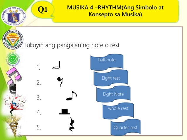 Music Grade 4 1st Quarter Lesson 1 | PPTX