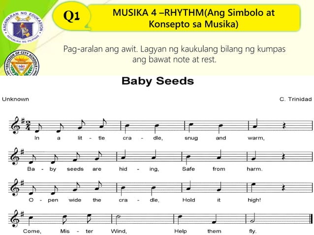Music Grade 4 1st Quarter Lesson 1 | PPTX