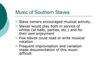 Music In African American Life | PPT