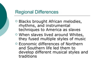 Music In African American Life | PPT