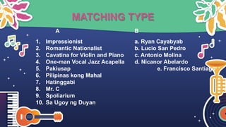 Contemporary Philippine Music Quarter 3 - Module 1 | PPTX