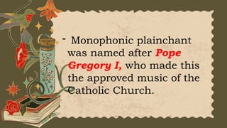 music-medieval period-Mapeh 9, 1st quarter | PPTX