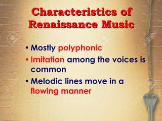 Music of-renaissance-period | PPT