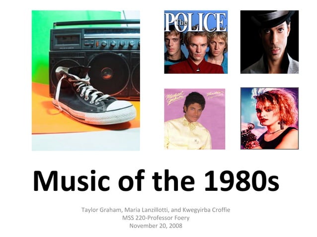 Music Of The 1980s Part1 | PPT