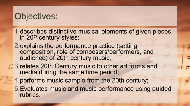 Music-of-the-20th-Century MAPEH 10..pptx | Classical Music | Music