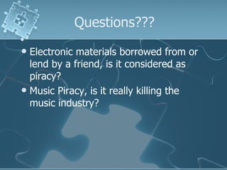 Music Piracy | PPT