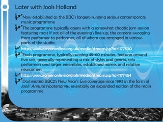 Music Programmes On Tv | PPT