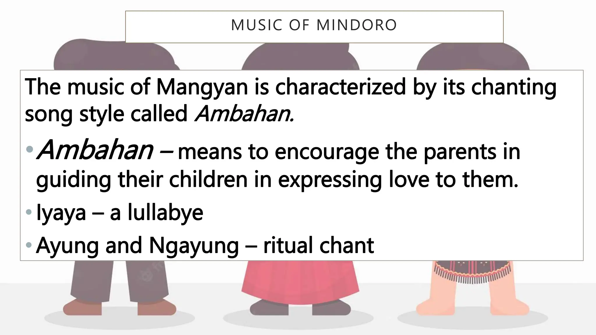 Musical Characteristics of Cordillera, Mindoro, and Palawan in Relation ...