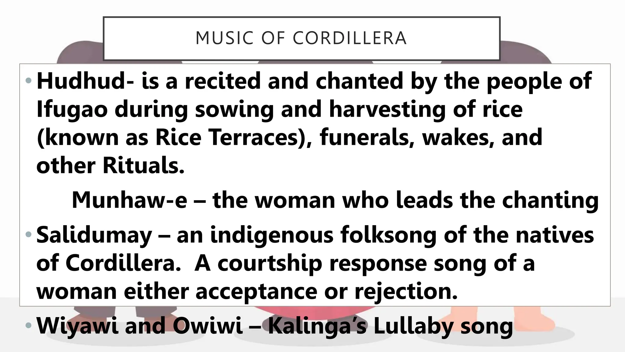 Musical Characteristics of Cordillera, Mindoro, and Palawan in Relation ...