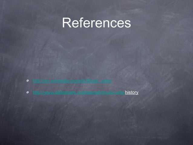 Music Video Timeline | PPT | History | Genres