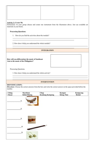 learning activity sheet in music 8 1st quarter | DOCX