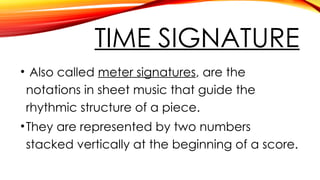 MUSIC 1.pptxNOTES are musical sounds that represent sounds. | PPTX