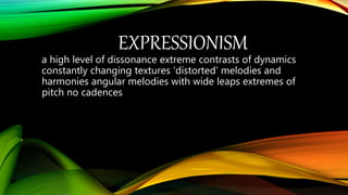 Music 10 impressionism and expressionism | PPTX