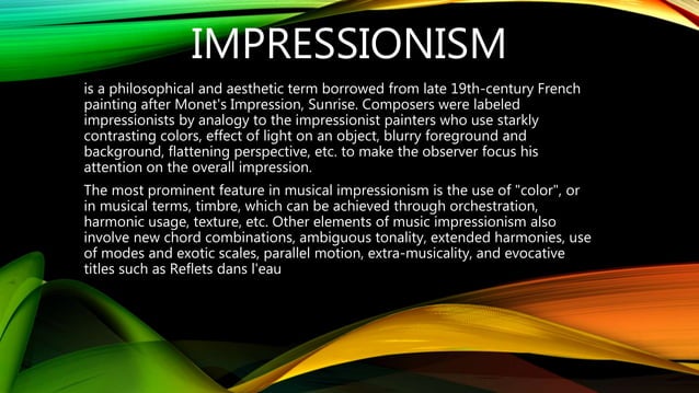 Music 10 impressionism and expressionism | PPTX