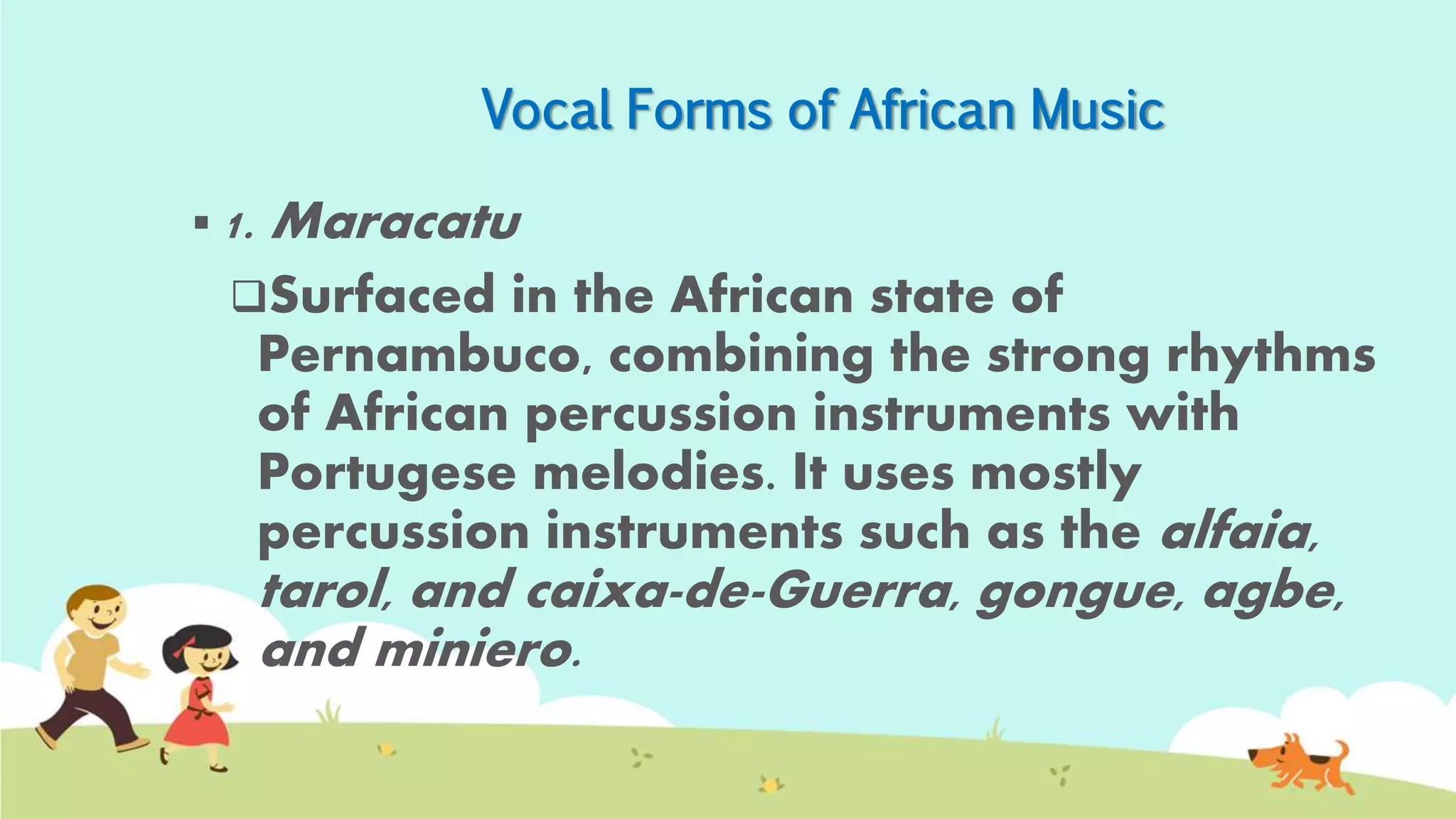 Music 10 lesson #1 african music | PPTX
