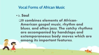 Music 10 lesson #1 african music | PPTX