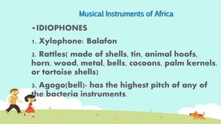 Music 10 lesson #1 african music | PPTX