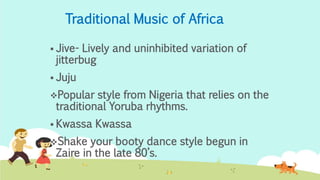 Music 10 lesson #1 african music | PPTX