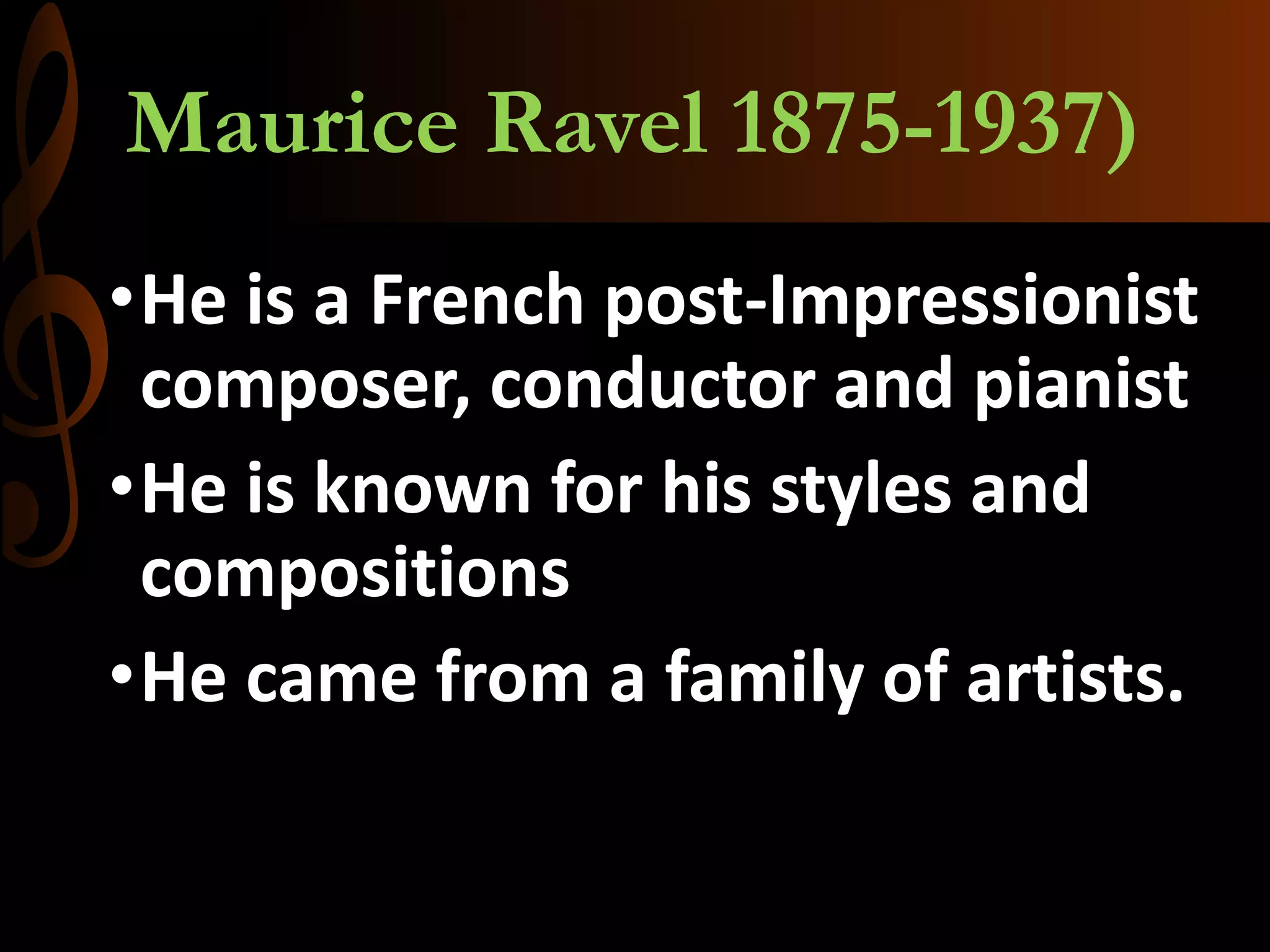 Music 10 lesson #1 impressionism | PPTX