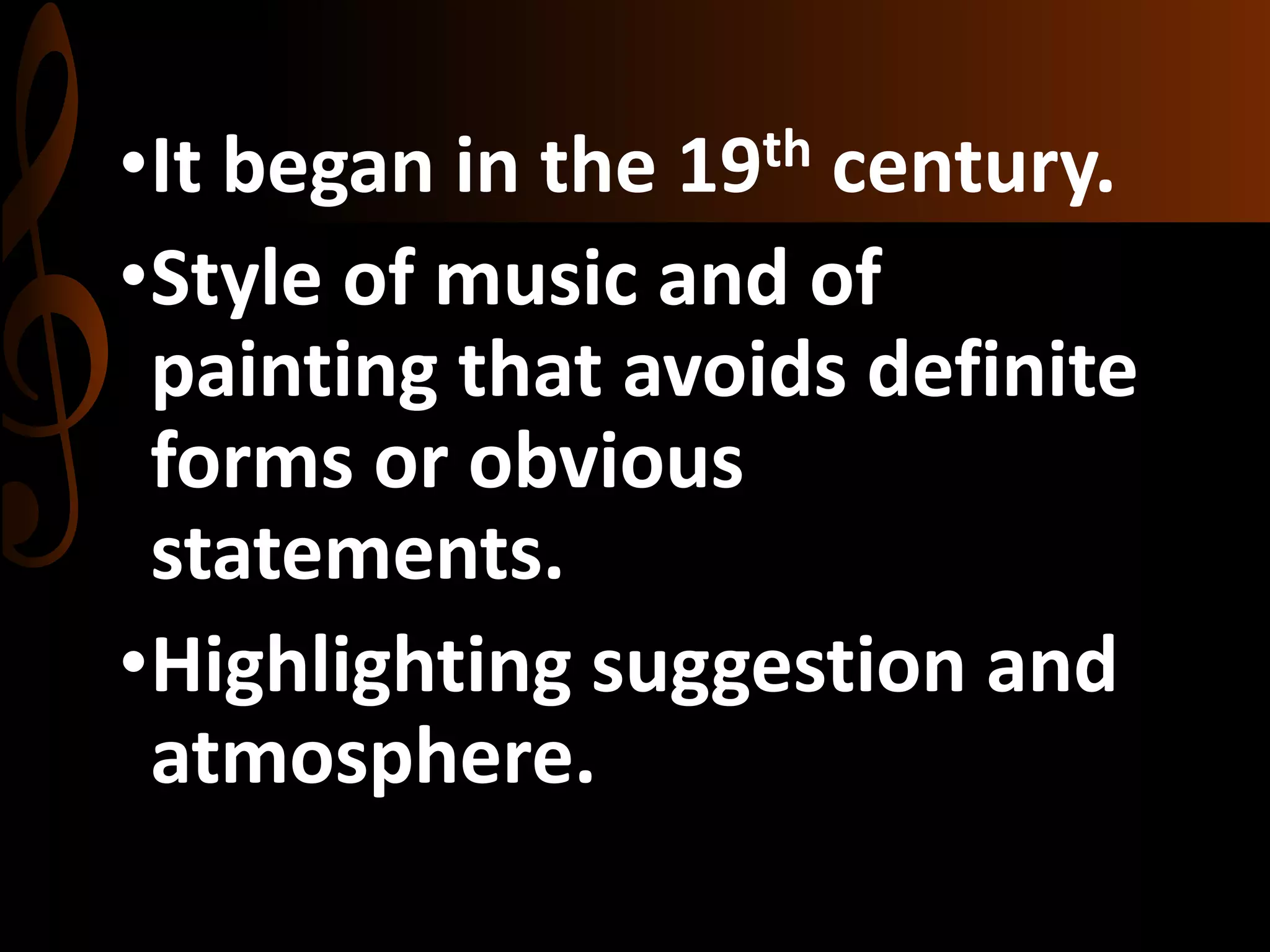 Music 10 lesson #1 impressionism | PPTX