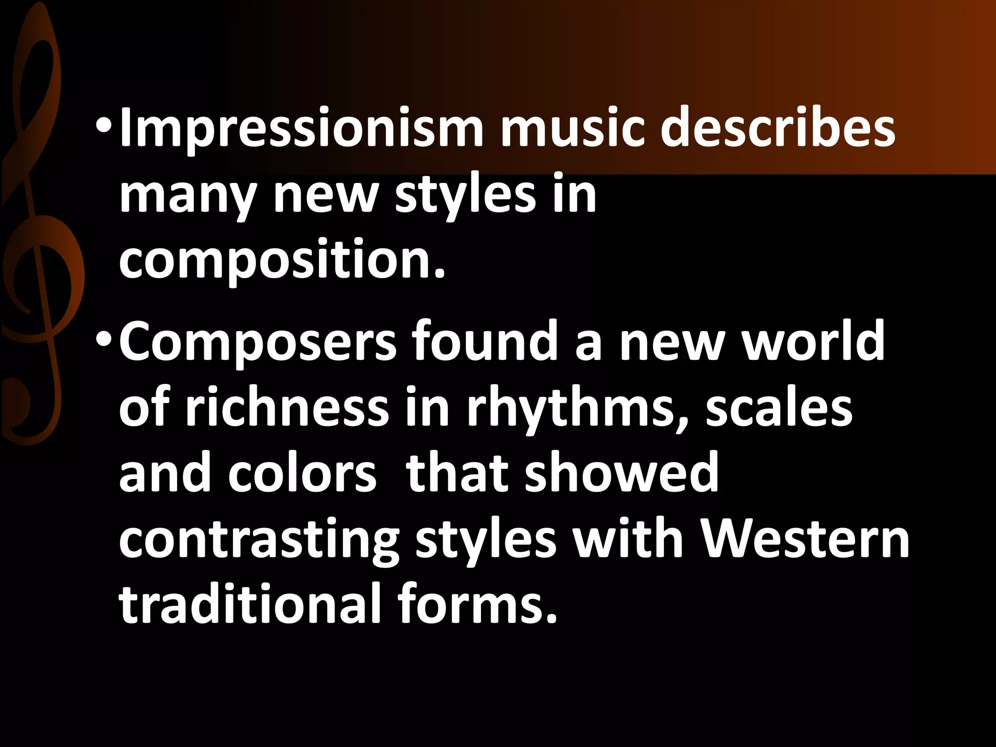 Music 10 lesson #1 impressionism | PPTX