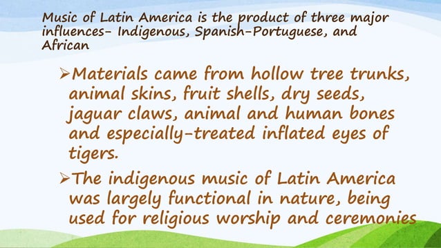 Music 10 lesson #1 latin american music | PPTX