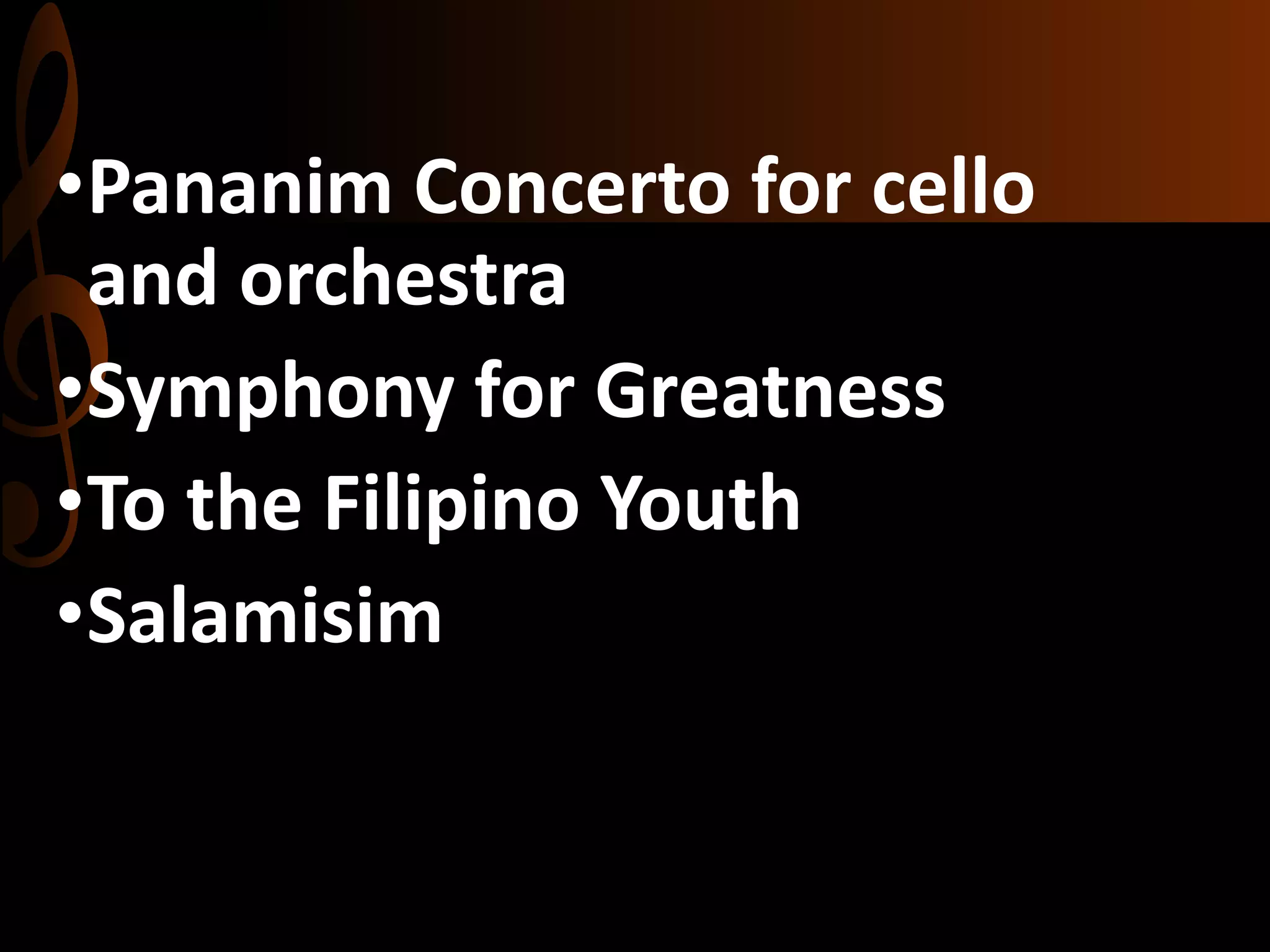 Music 10 lesson #1 philippine contemporary composers | PPTX