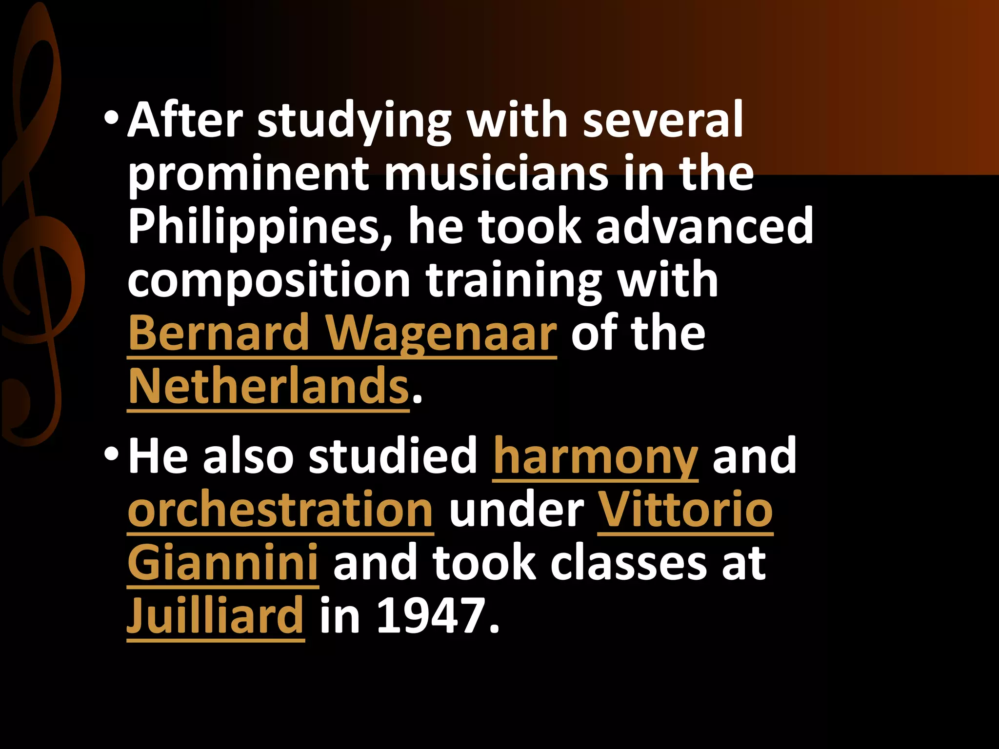 Music 10 lesson #1 philippine contemporary composers | PPTX