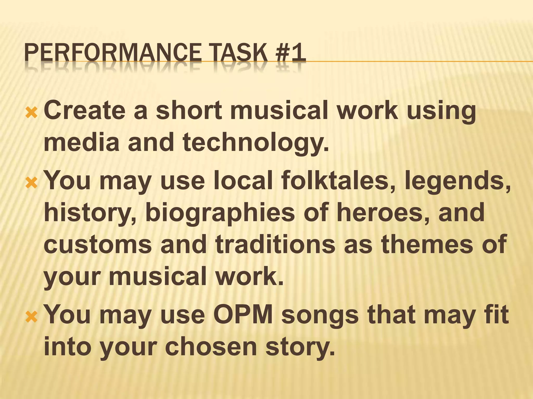 Music 10 lesson #1 philippine operas and musical plays | PPTX