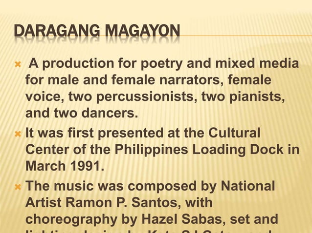Music 10 lesson #1 philippine operas and musical plays | PPTX | Music ...