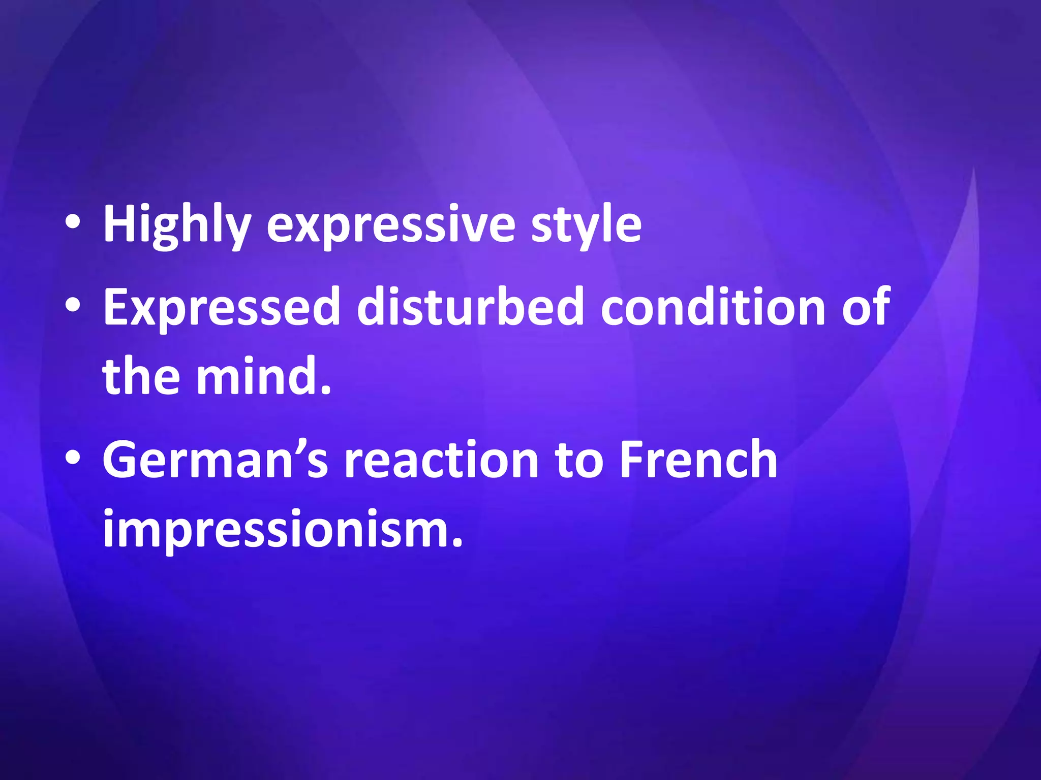 Music 10 lesson #2 expressionism | PPTX
