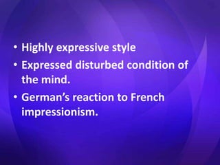 Music 10 lesson #2 expressionism | PPTX