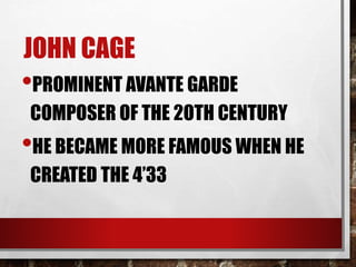 Music 10 lesson #3 electronic and chance music | PPTX