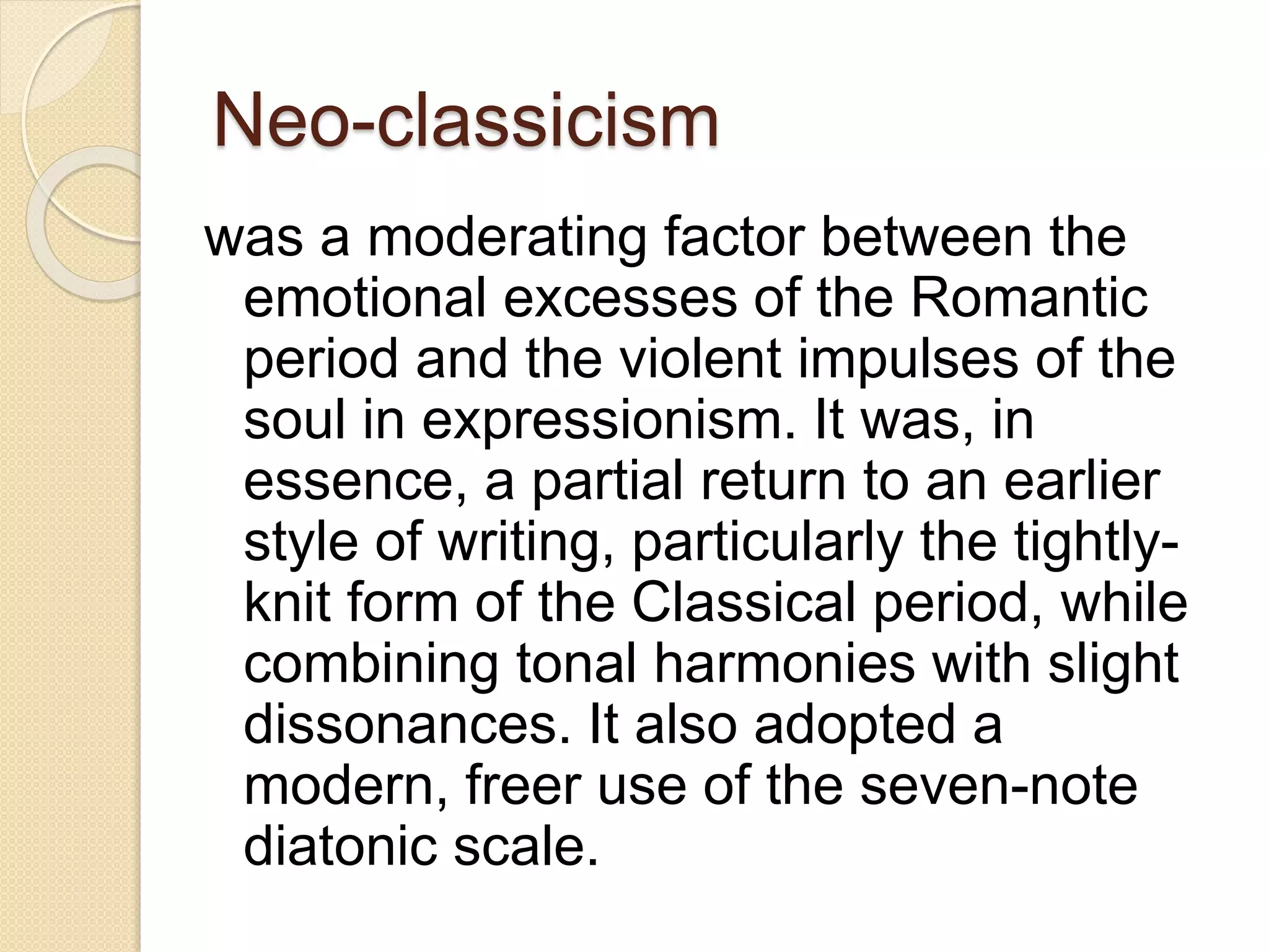 Music 10 neo classicism | PPTX
