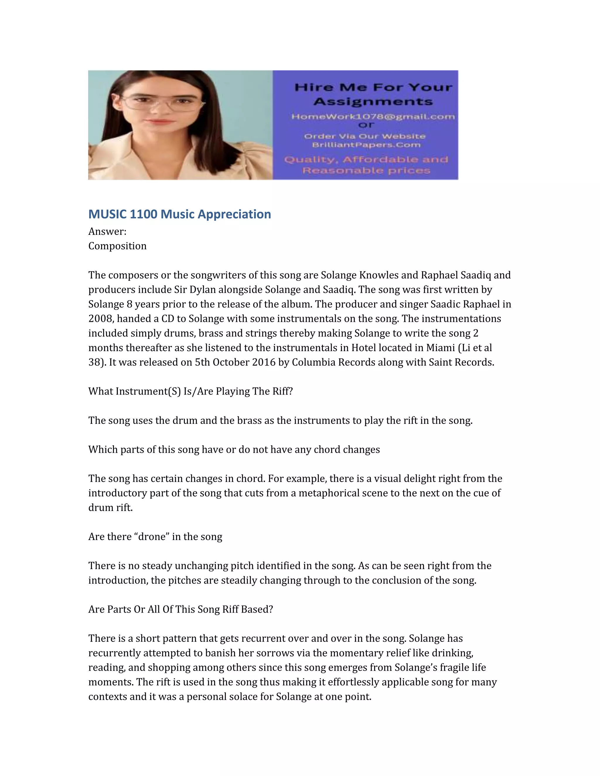 MUSIC 1100 Music Appreciation.docx