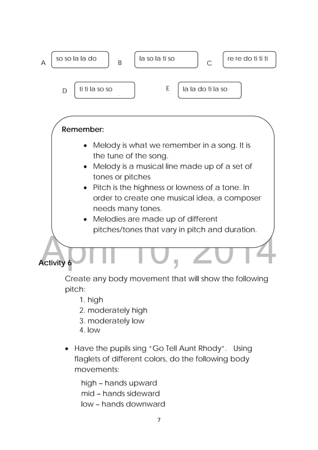 Grade 3 Music Learners Module | PDF