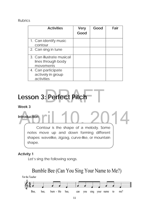 Grade 3 Music Learners Module | PDF