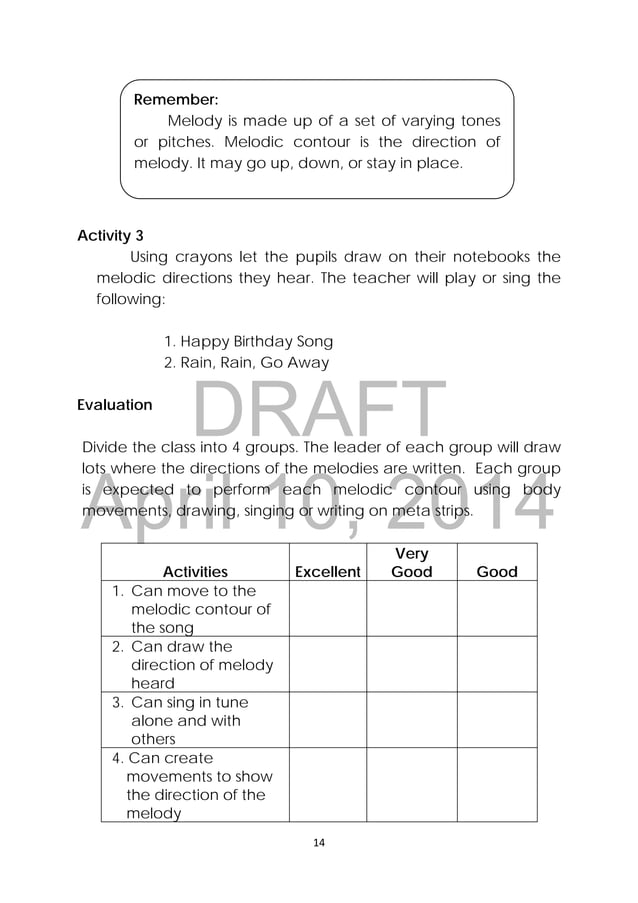 Grade 3 Music Learners Module | PDF