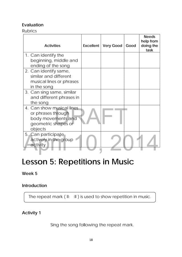 Grade 3 Music Learners Module | PDF