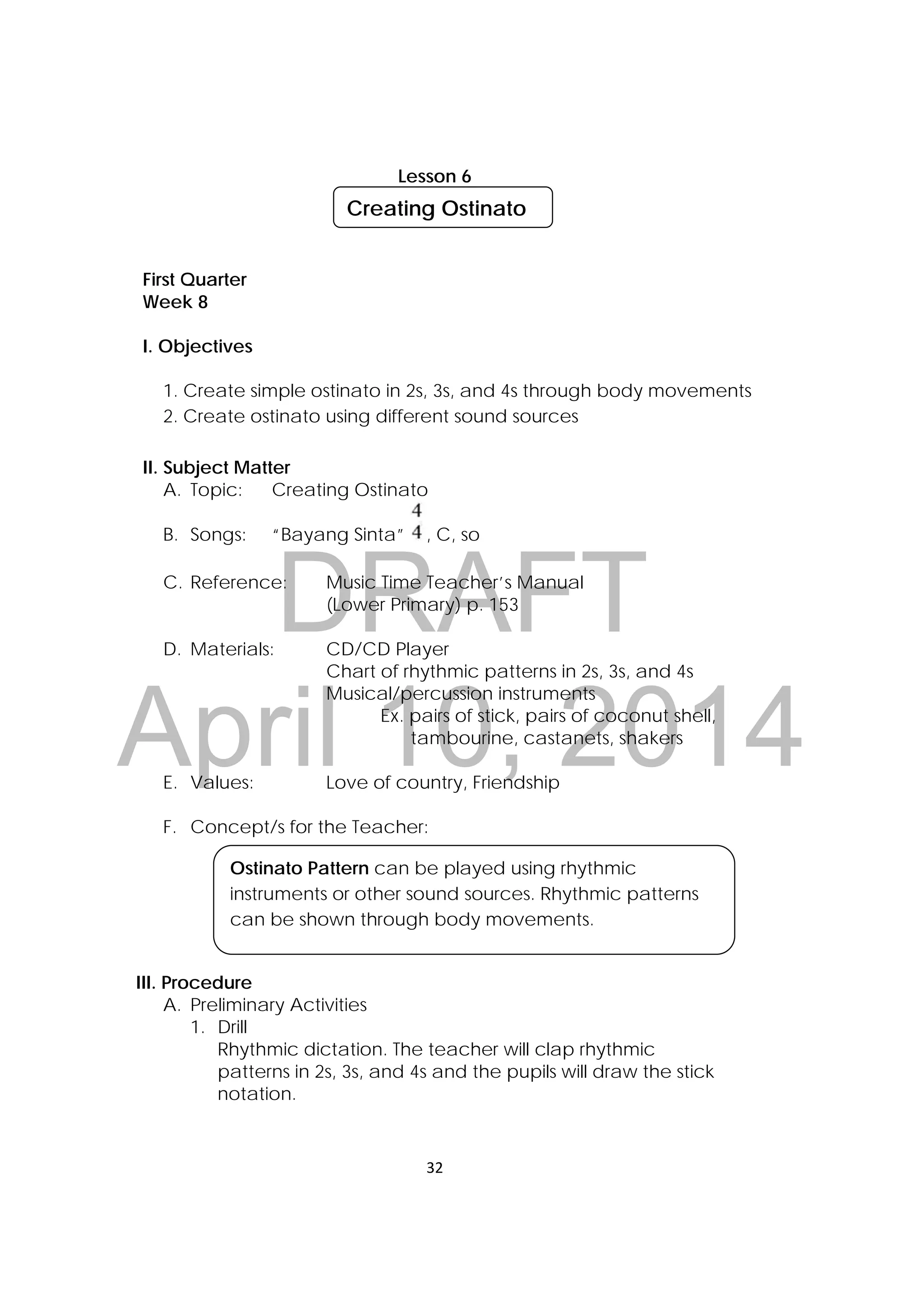 Grade 3 Music Teachers Guide | PDF