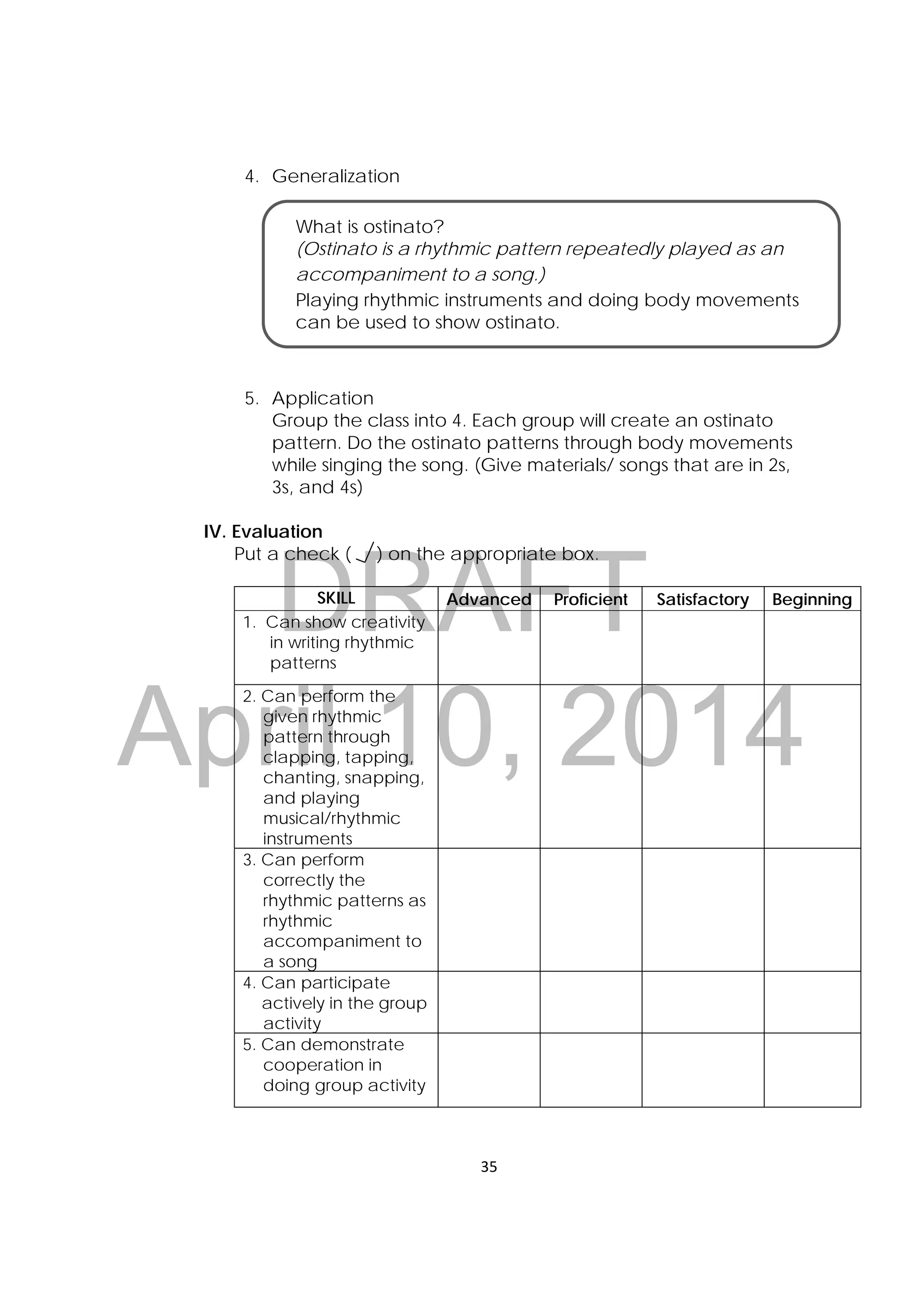 Grade 3 Music Teachers Guide | PDF